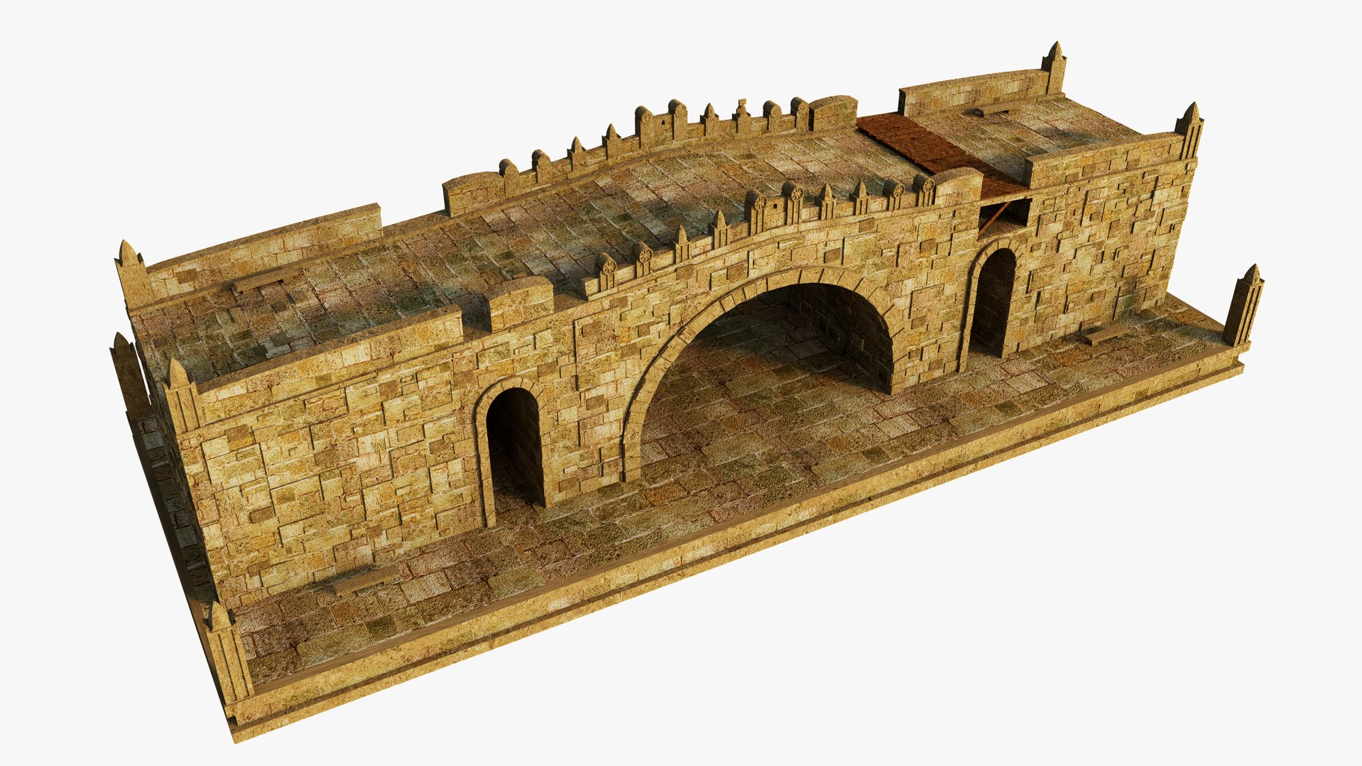 Ancient Birdge 3D Model - TurboSquid 2291377