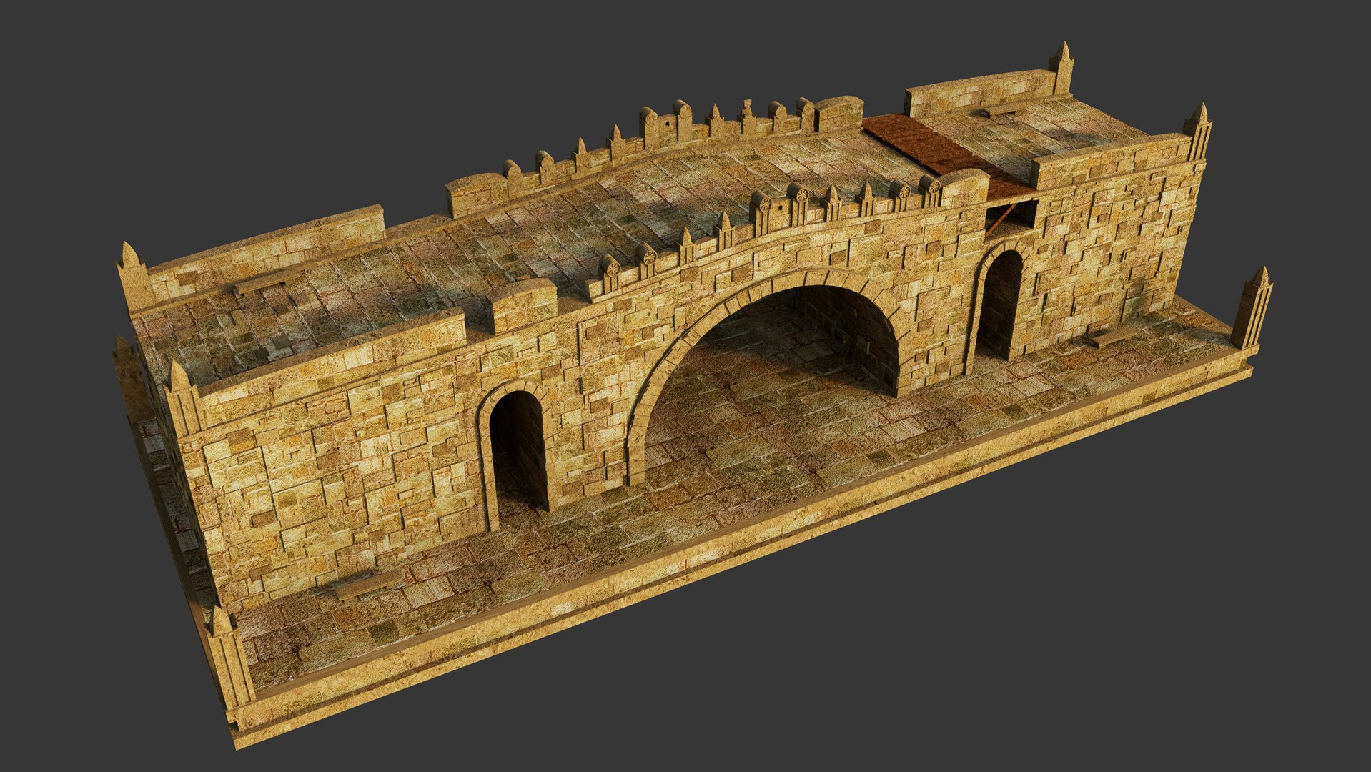 Ancient Birdge 3D Model - TurboSquid 2291377