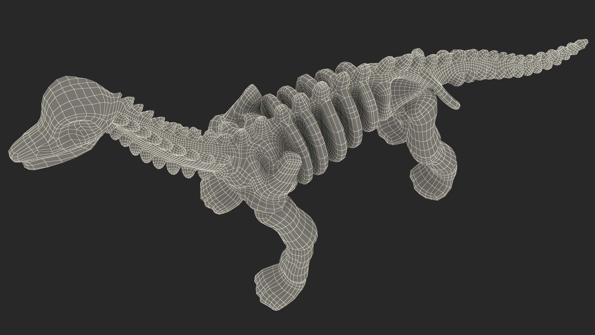 3D Diplodocus Skeleton Toy - TurboSquid 2177363