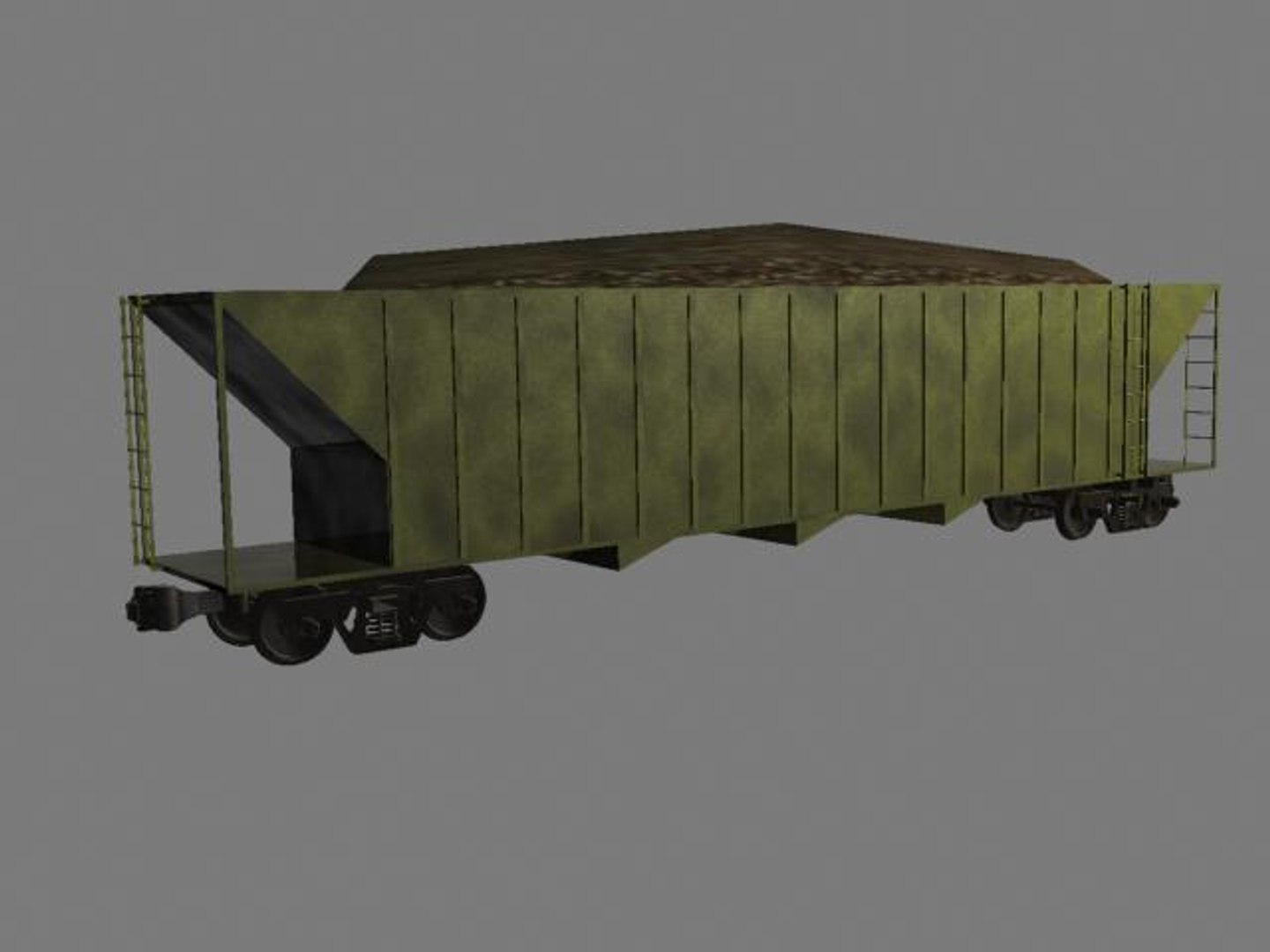 3d Model Coal Hopper Freight