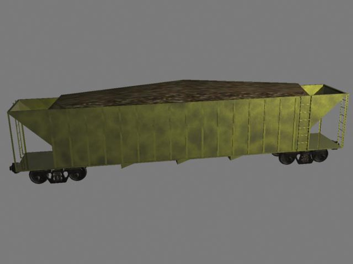 3d Model Coal Hopper Freight