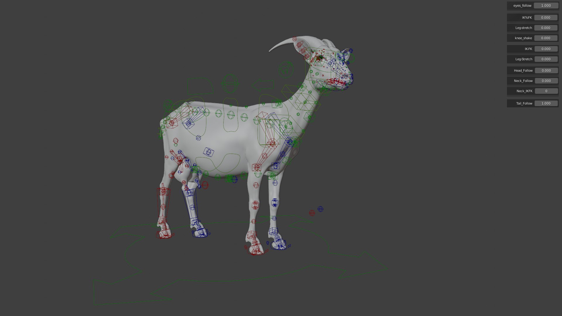 3D Model Goat 01 Animated - TurboSquid 2024543