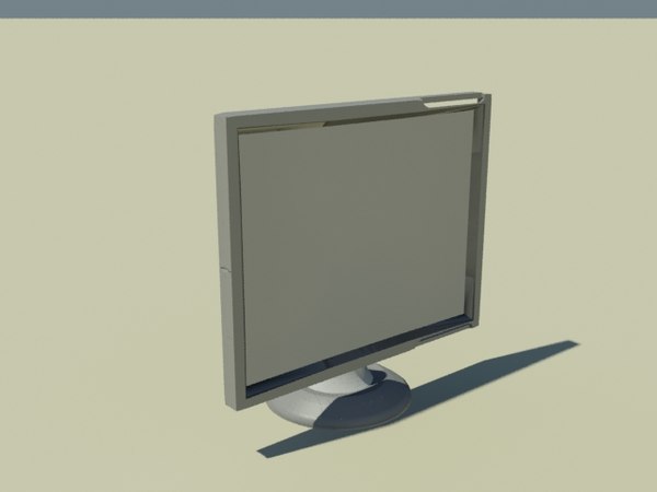 monitor 3d model