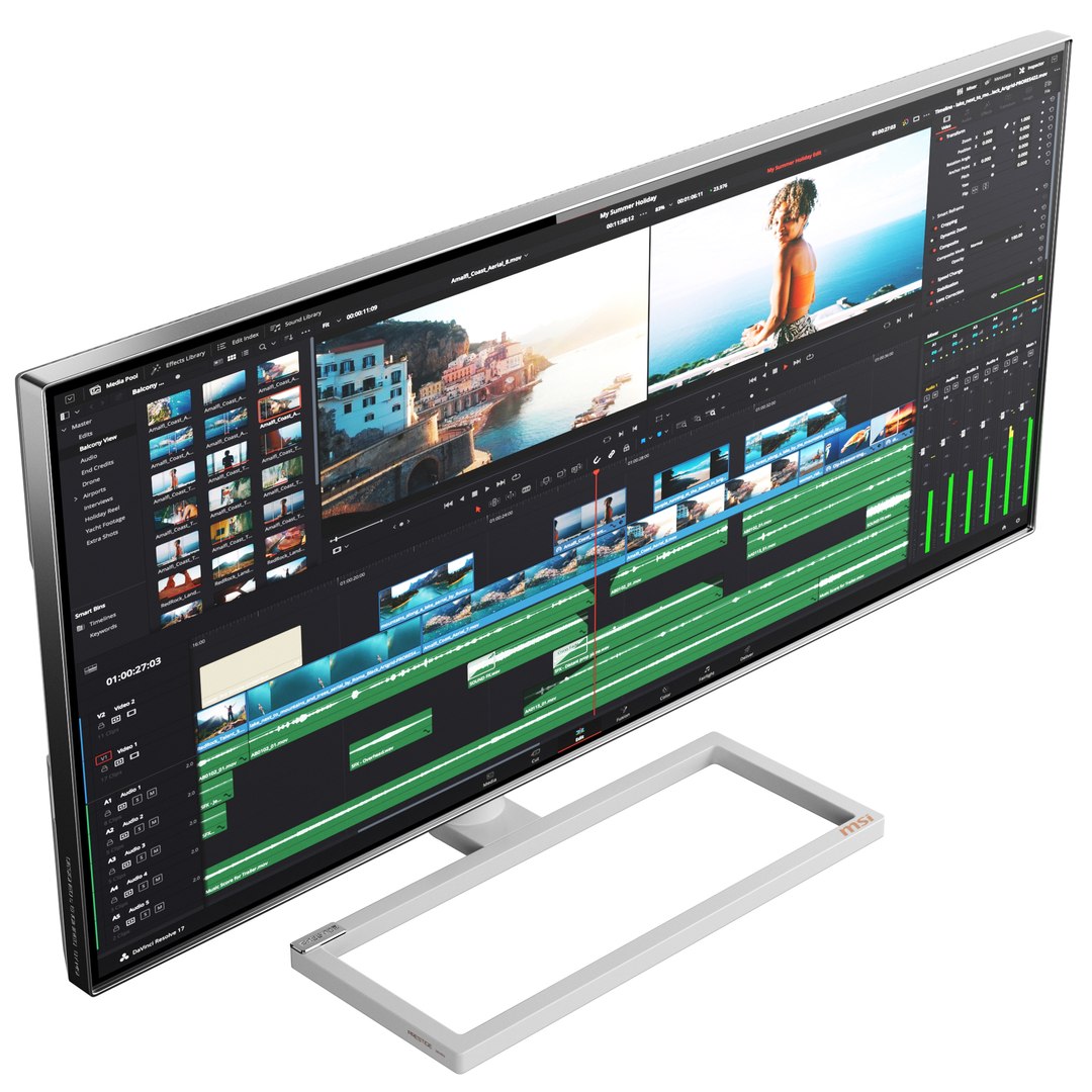 MSI Prestige PS341WU Model - TurboSquid 2009199