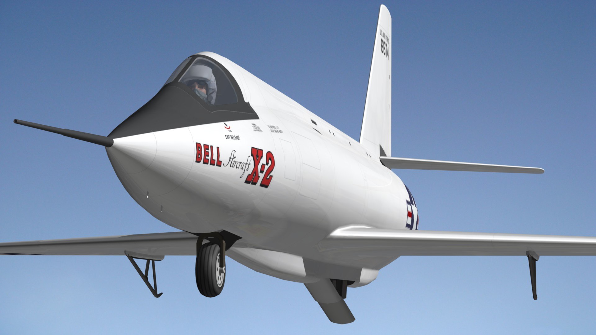 Bell X2 Starbuster 3D Model - TurboSquid 1841367
