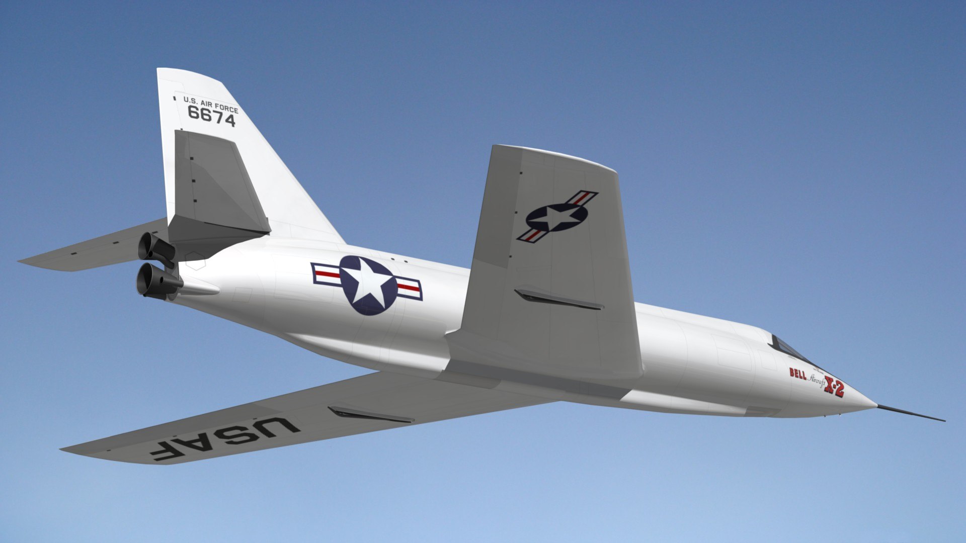 Bell X2 Starbuster 3D Model - TurboSquid 1841367