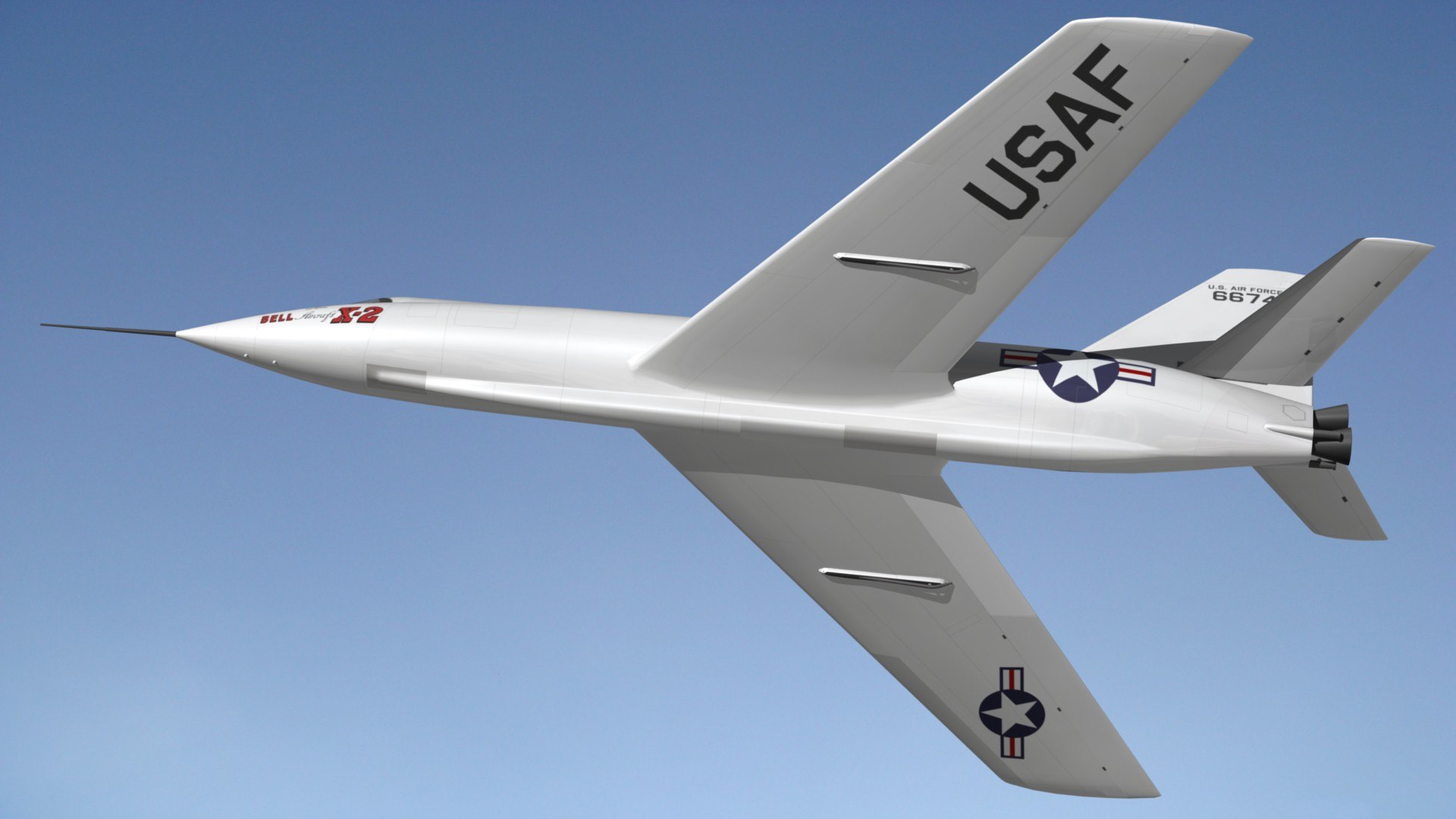 Bell X2 Starbuster 3D Model - TurboSquid 1841367