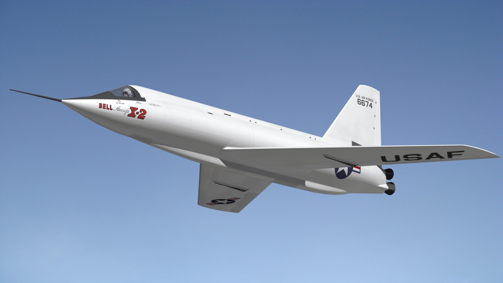 Bell X2 Starbuster 3D Model - TurboSquid 1841367