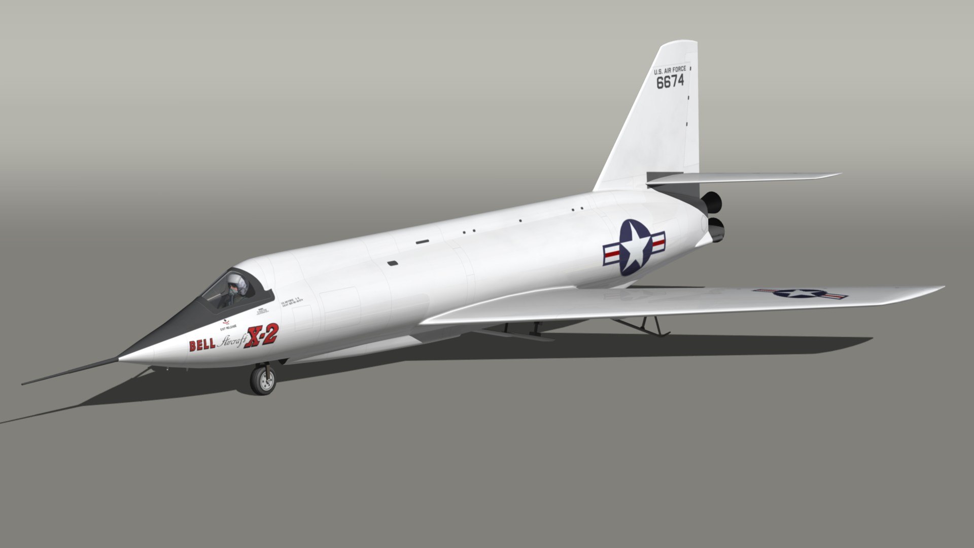 Bell X2 Starbuster 3D Model - TurboSquid 1841367
