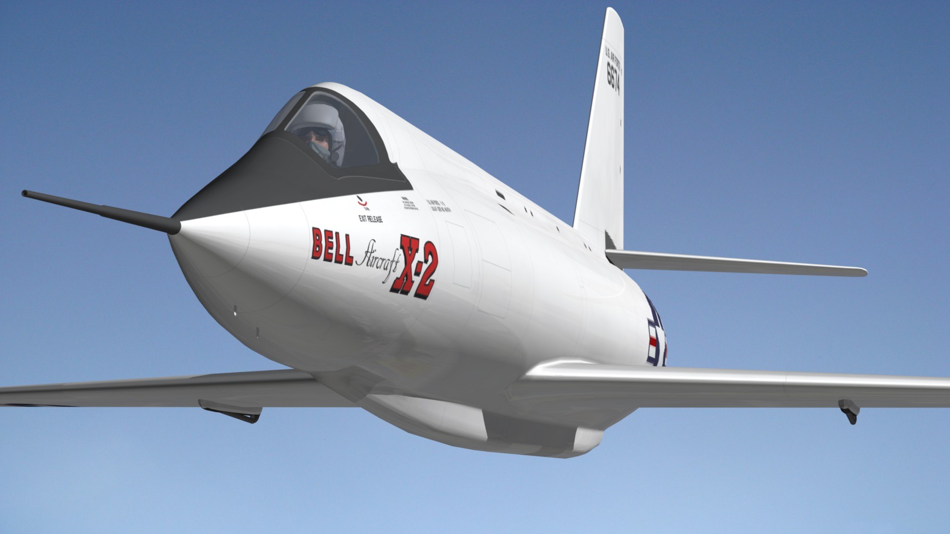 Bell X2 Starbuster 3D Model - TurboSquid 1841367