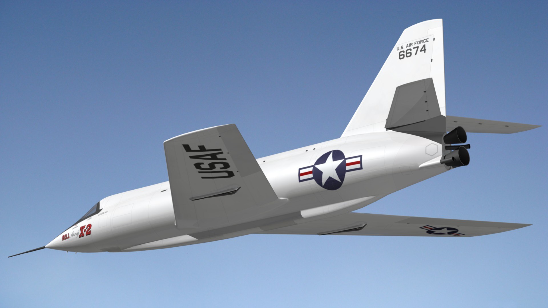 Bell X2 Starbuster 3D Model - TurboSquid 1841367