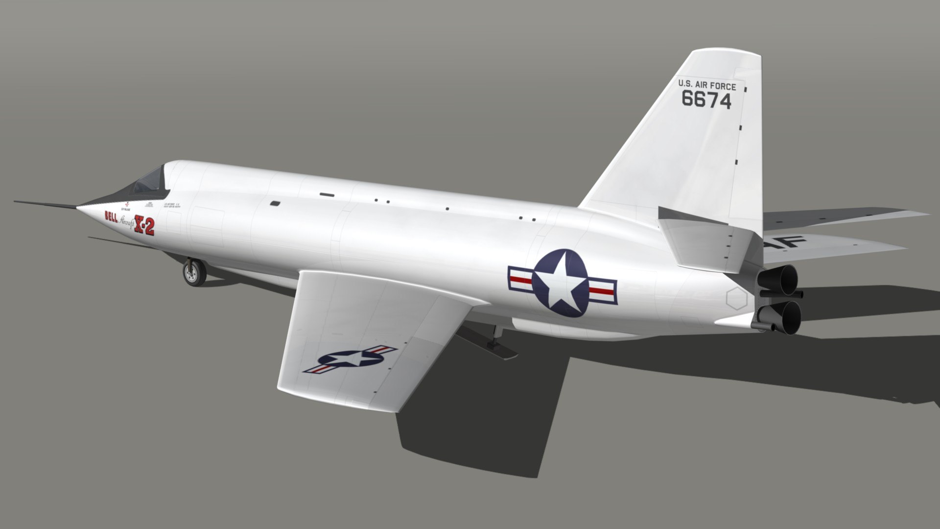 Bell X2 Starbuster 3D Model - TurboSquid 1841367
