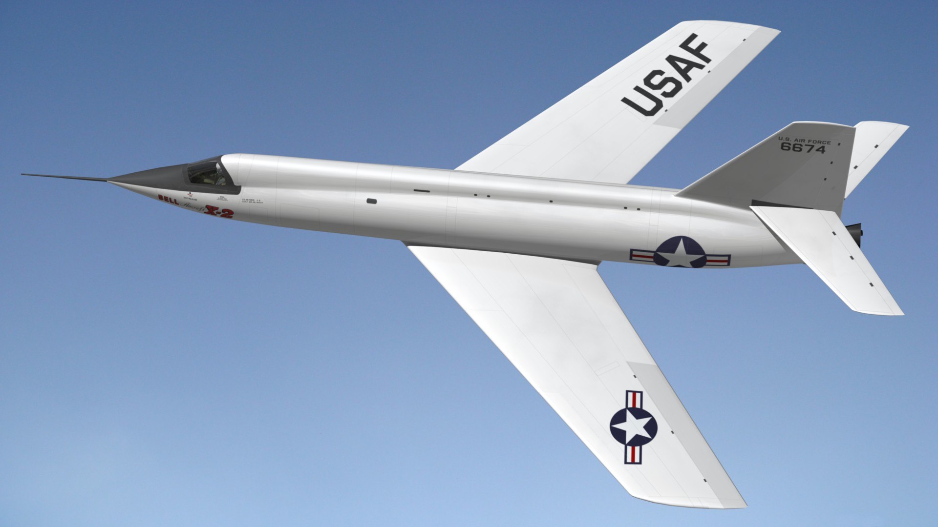 Bell X2 Starbuster 3D Model - TurboSquid 1841367