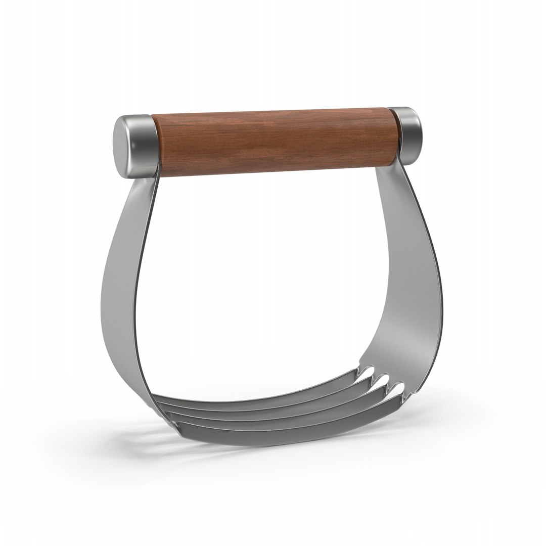 Pastry Blender With Wooden Handle 3D Model - TurboSquid 1938001