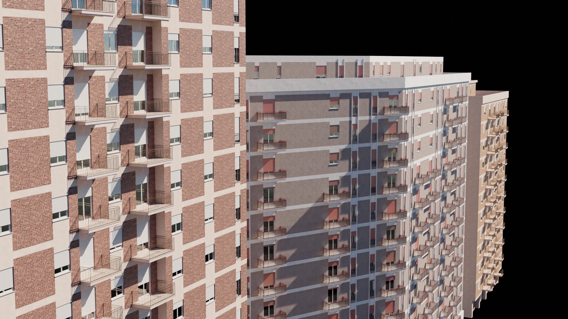 3D Model Modular Residential Building Pack - TurboSquid 2114563