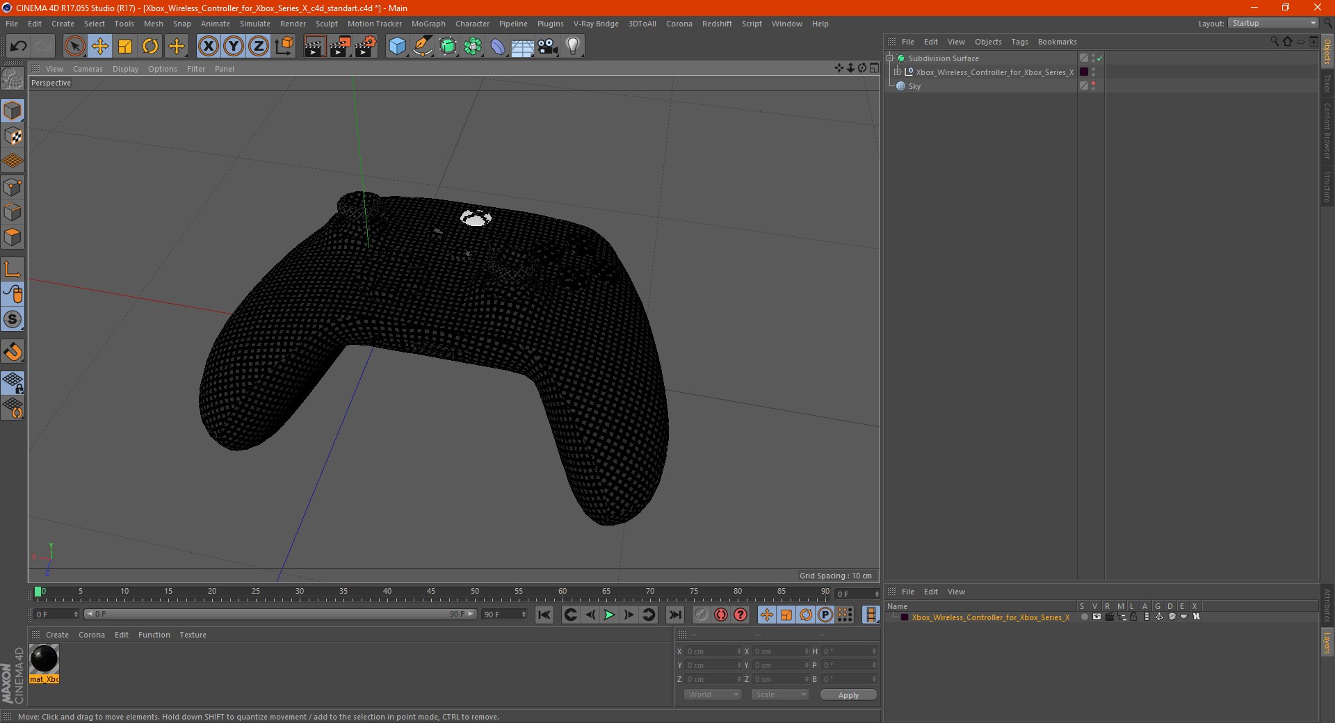 Xbox Wireless Controller Series 3D Model - TurboSquid 1625245