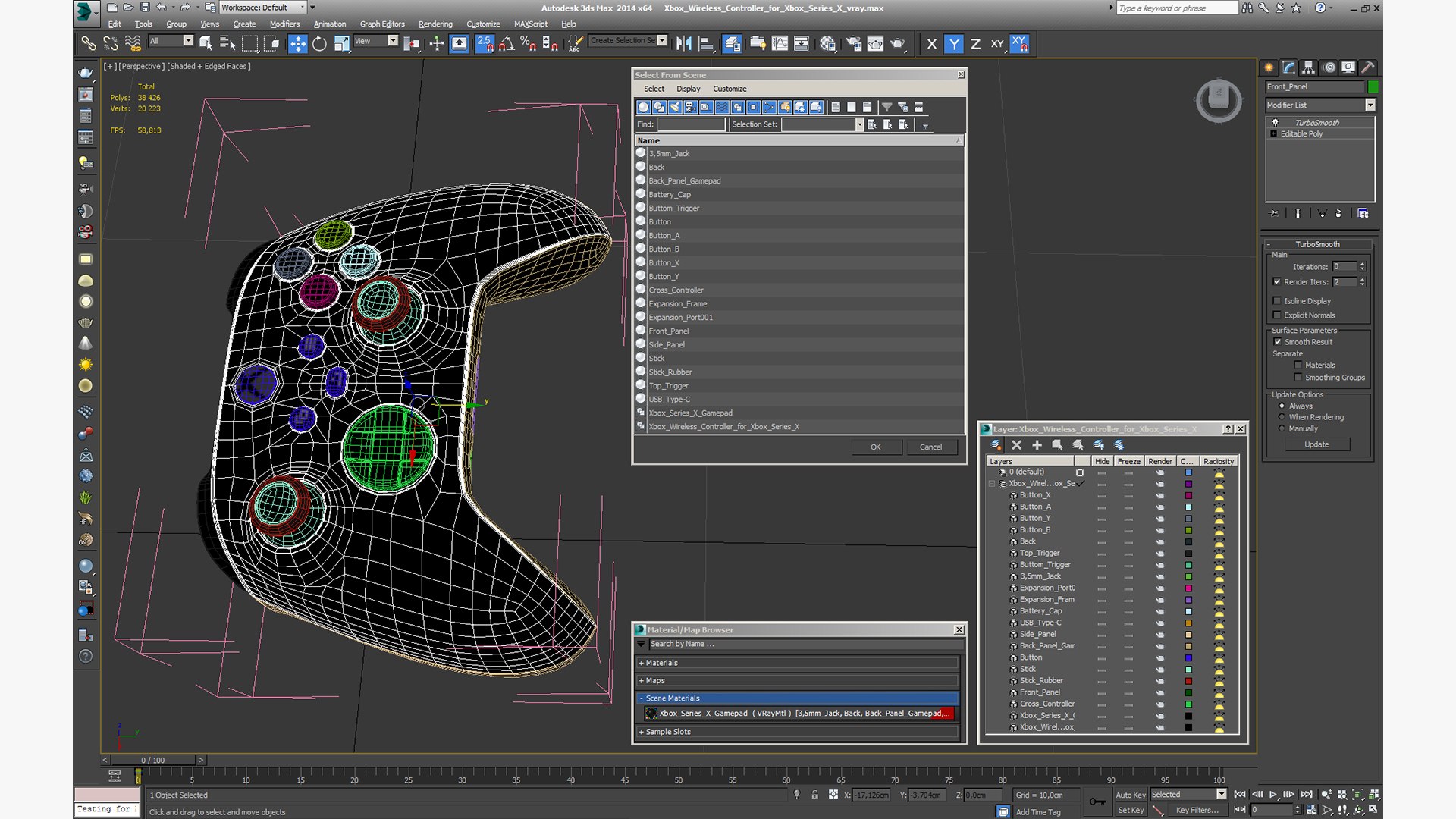 Xbox Wireless Controller Series 3D Model - TurboSquid 1625245