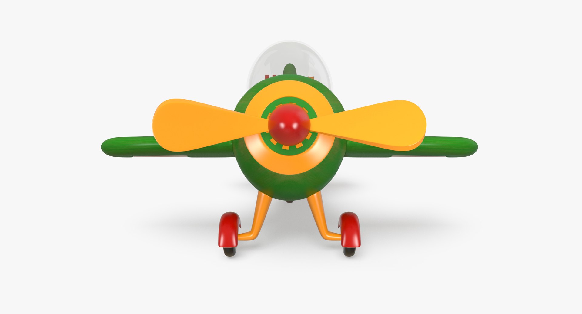 3D realistic toy airplane - TurboSquid 1157231