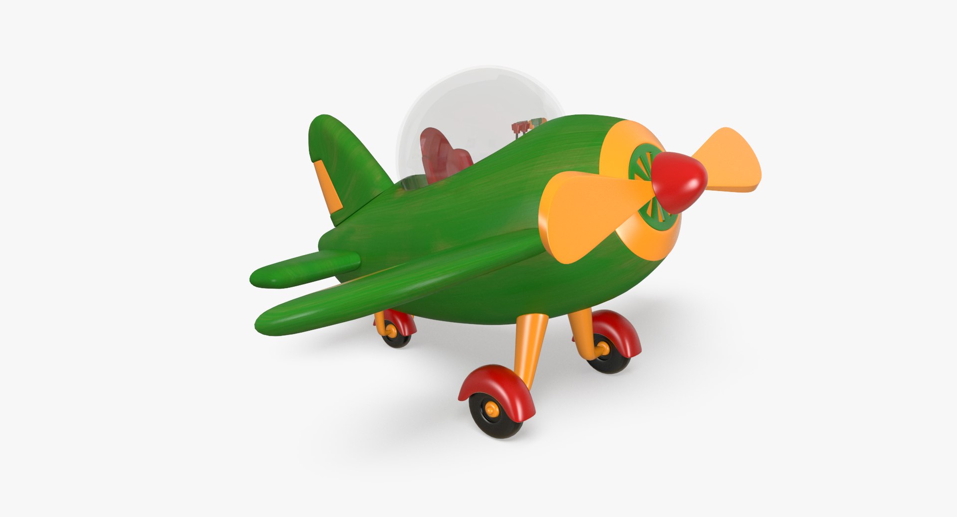 3D realistic toy airplane - TurboSquid 1157231