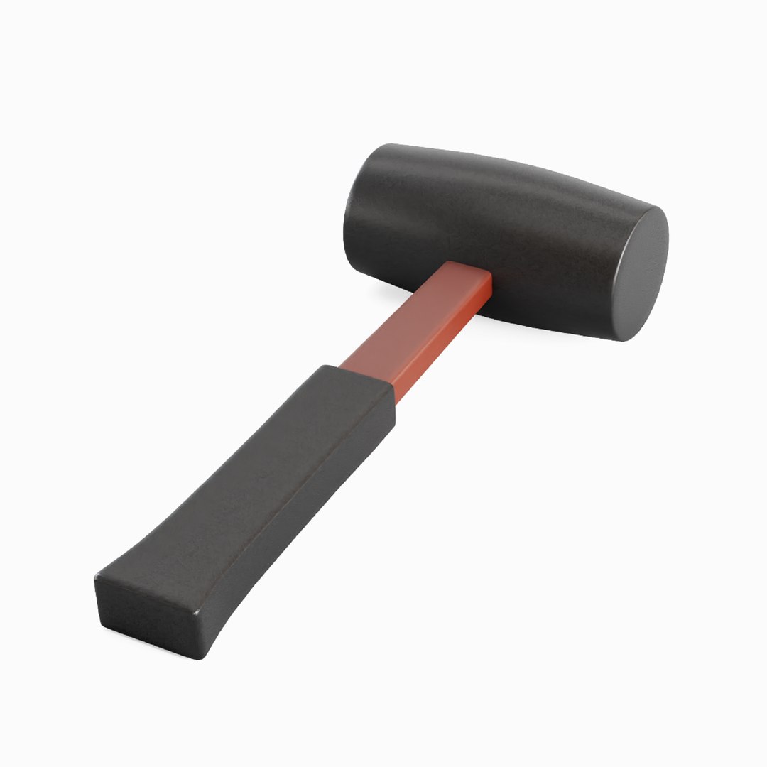 3D Rubber Mallet 02 Model - TurboSquid 2309652