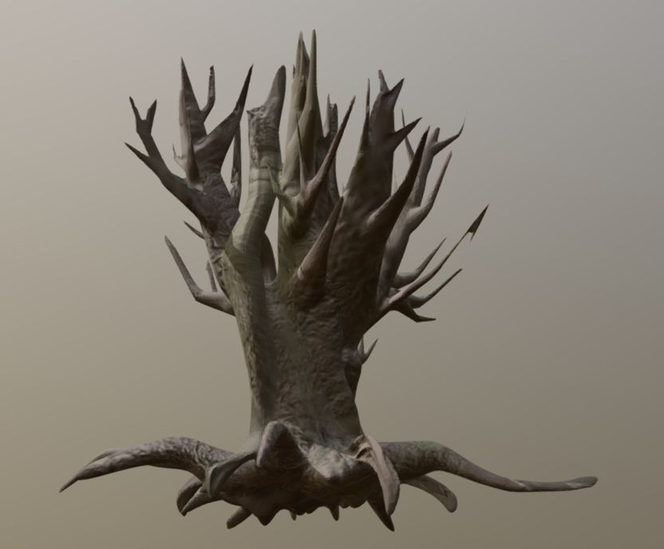 3D Old Scary Tree - TurboSquid 1414365