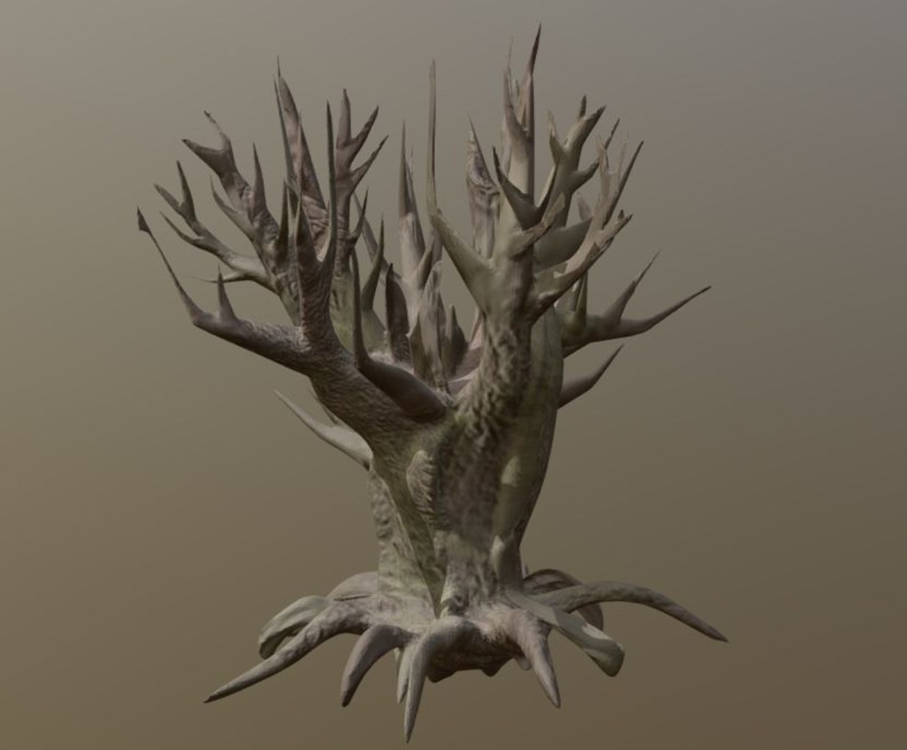 3D Old Scary Tree - TurboSquid 1414365