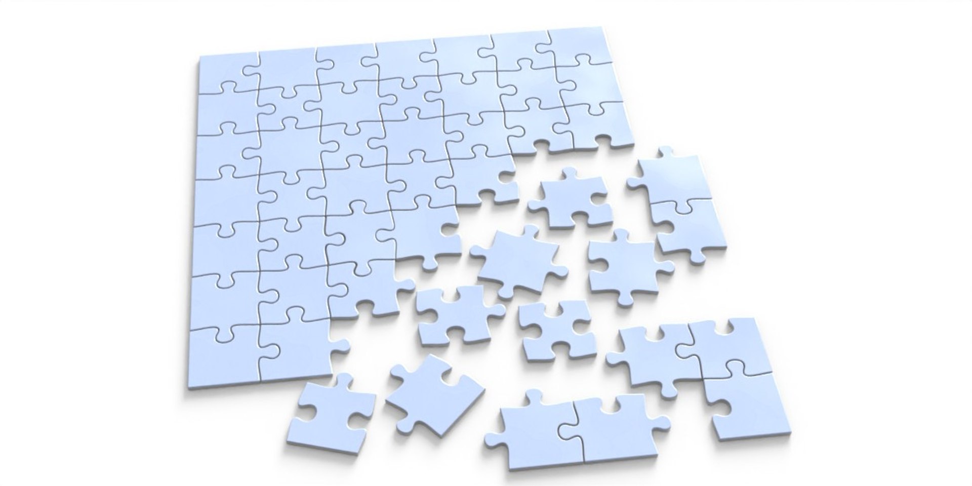 Puzzle 7x7 3D Model - TurboSquid 1524167