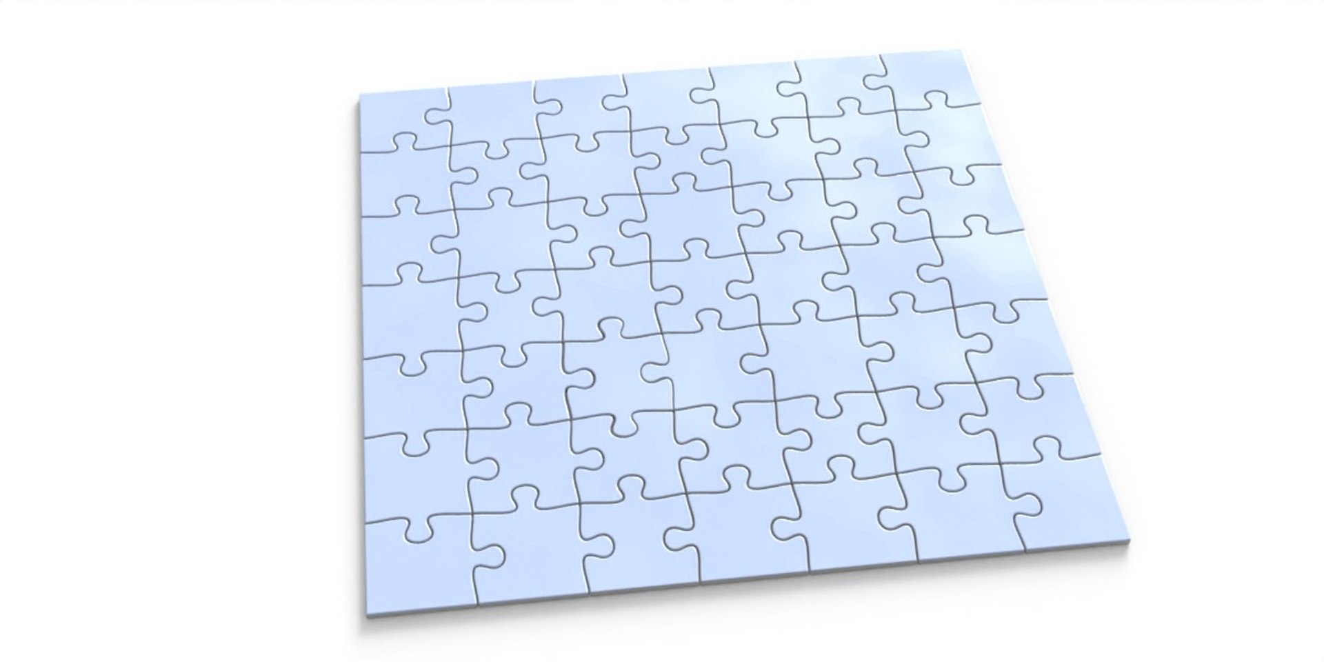 Puzzle 7x7 3D Model - TurboSquid 1524167