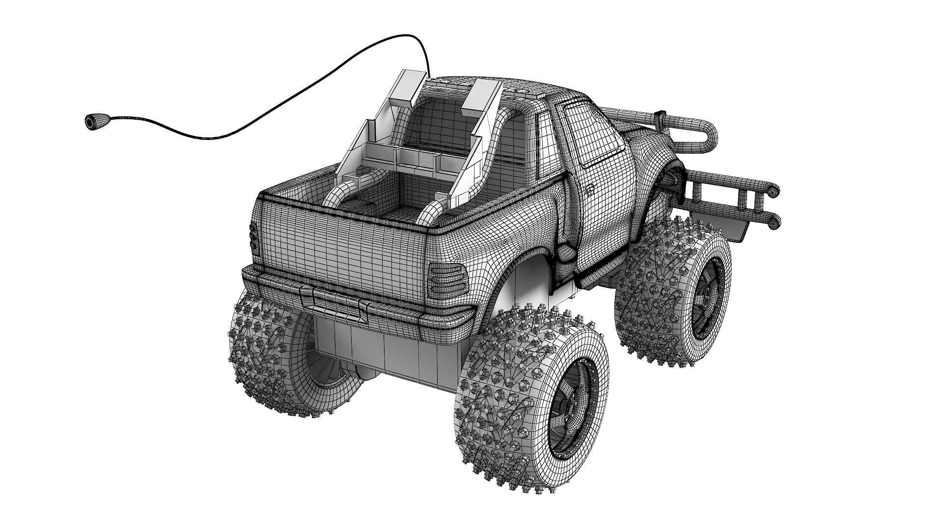 Realistic toy rc car 3D model - TurboSquid 1475790