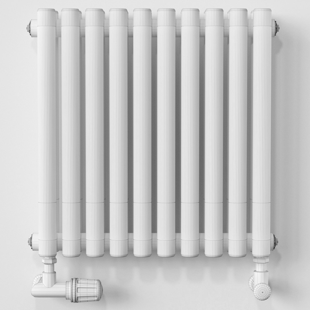 Steel tubular radiator 3D model - TurboSquid 1561865