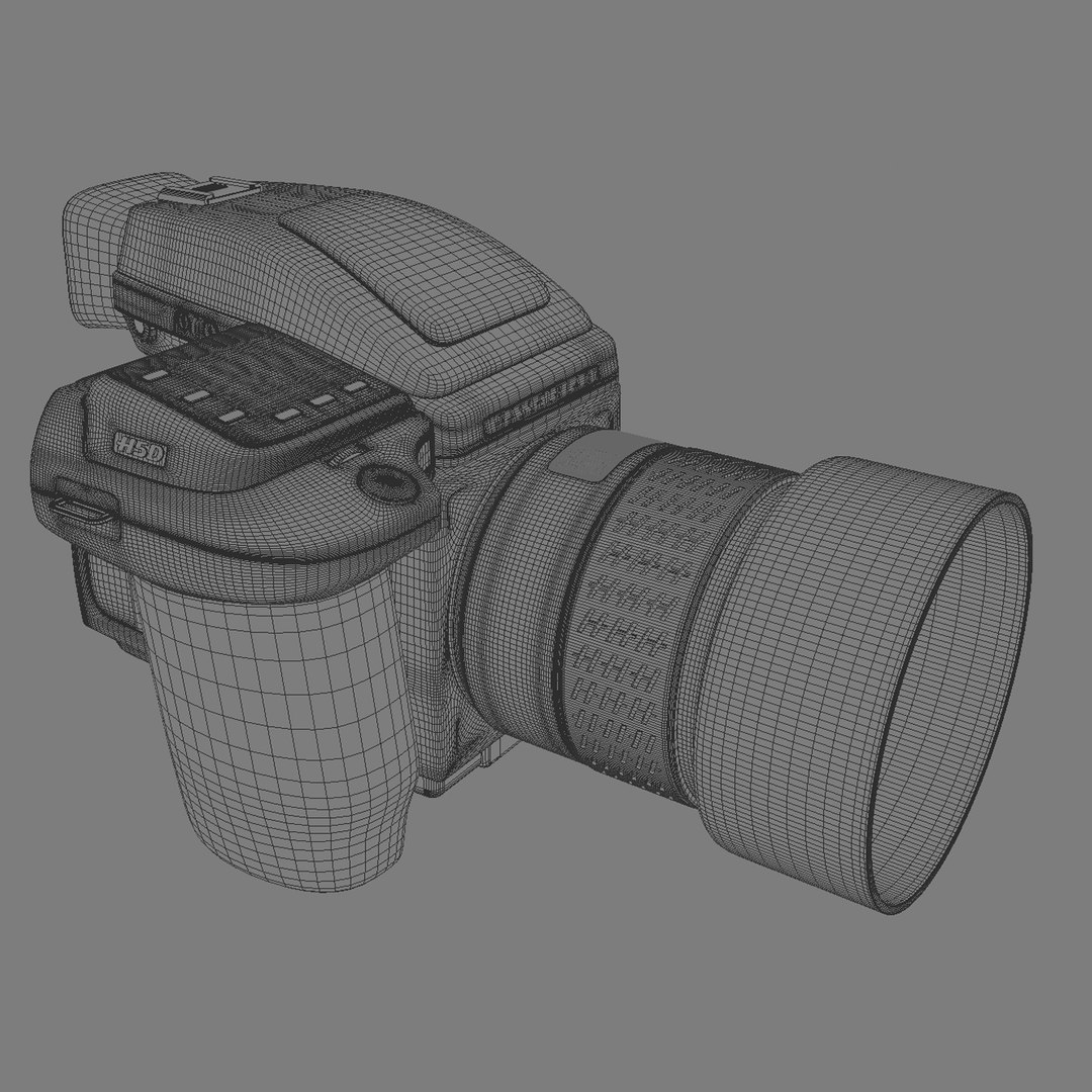 3d Model Photoreal Camera Hasselblad H5d