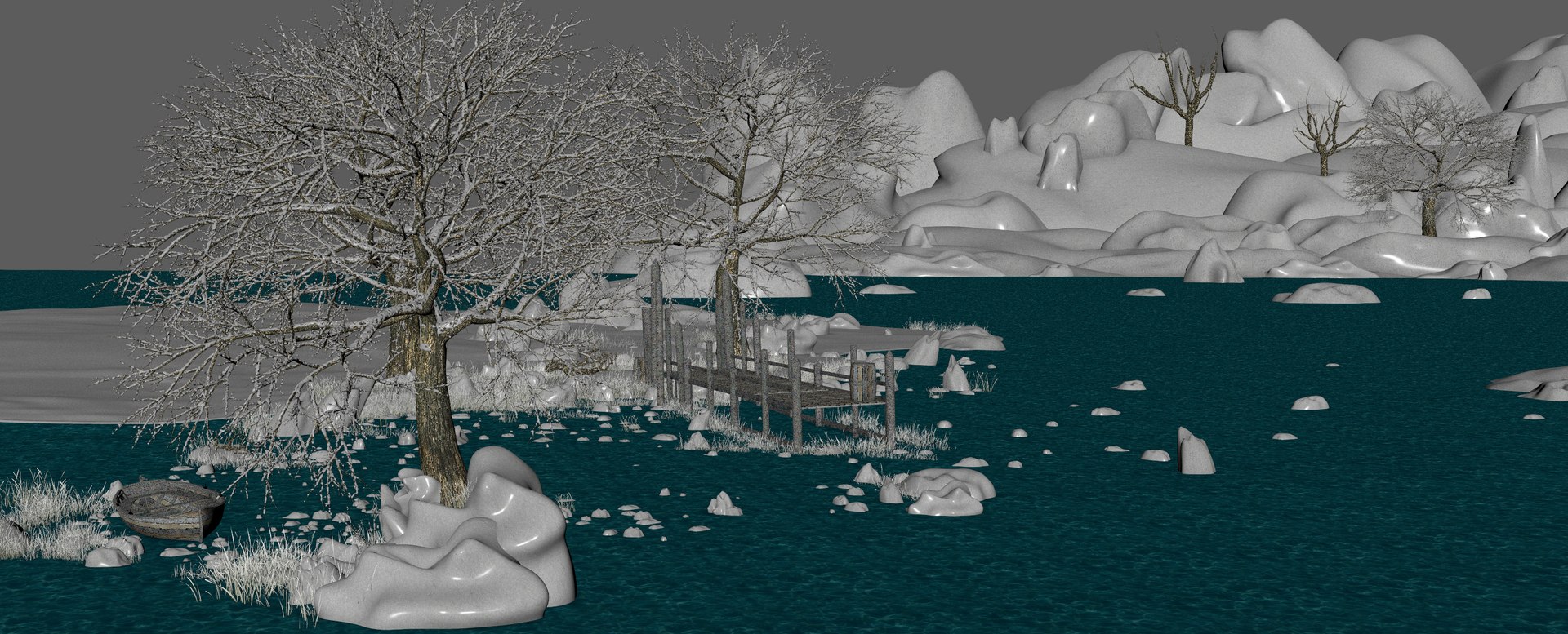 3D Winter Model - TurboSquid 1357824