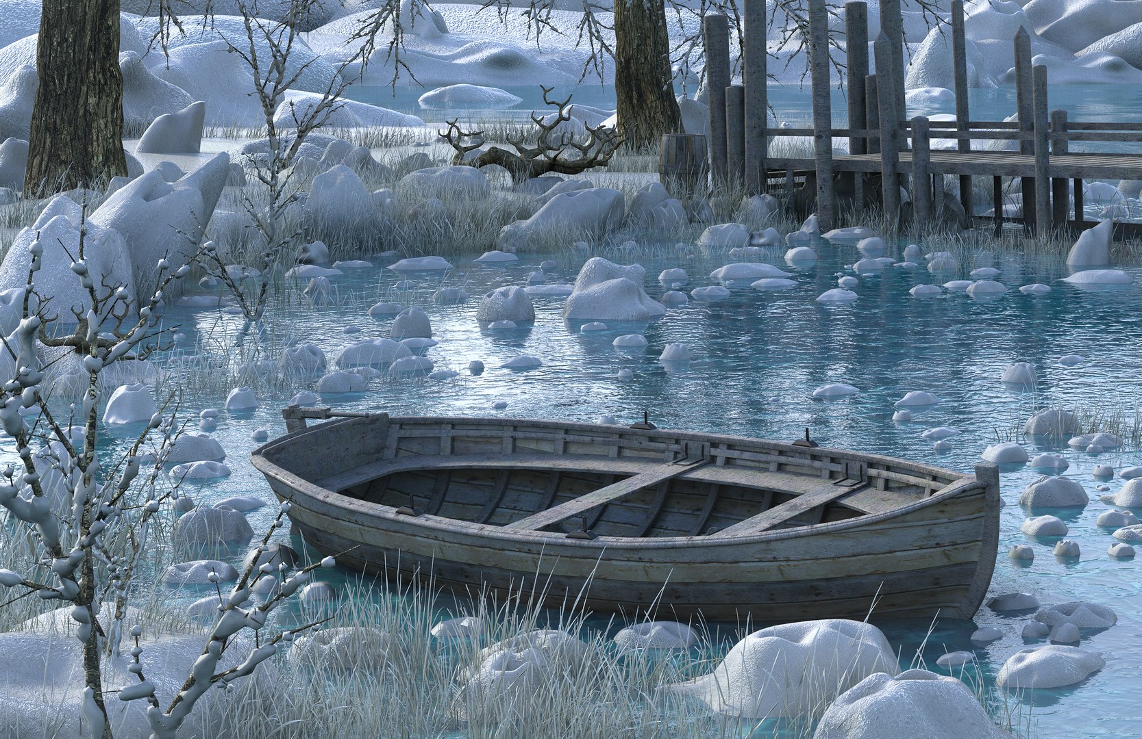 3D Winter Model - TurboSquid 1357824