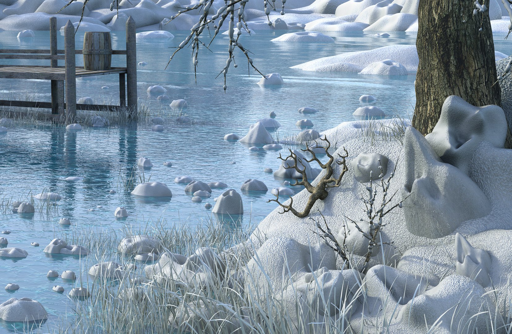 3D Winter Model - TurboSquid 1357824