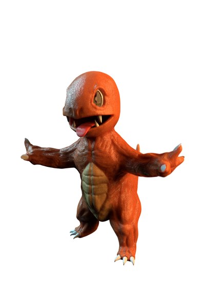 modelo 3d Charmander musculoso - TurboSquid 1431222