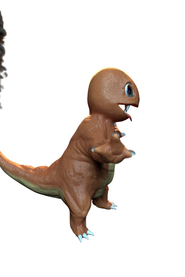 Muscular Charmander Model - TurboSquid 1431222