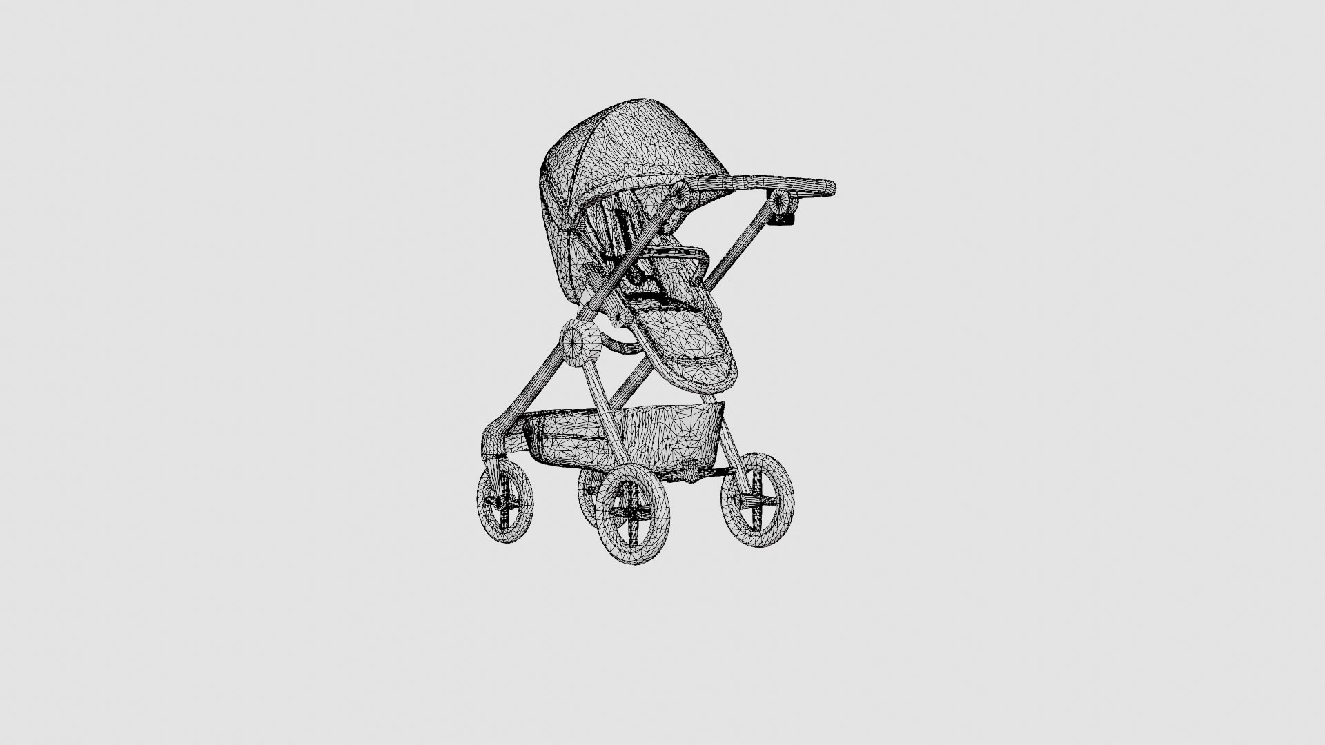 Stokke Beat Black Melange 3D Model - TurboSquid 2243909