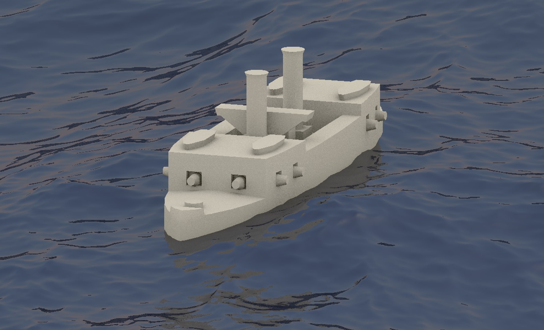 3D Printing Ironclad Cabral Warship - TurboSquid 1365729