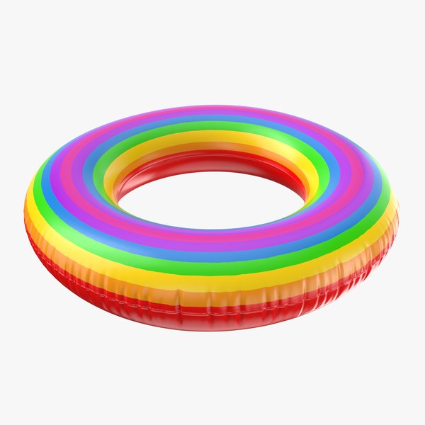 3D Inflatable Rainbow Ring model - TurboSquid 1761387