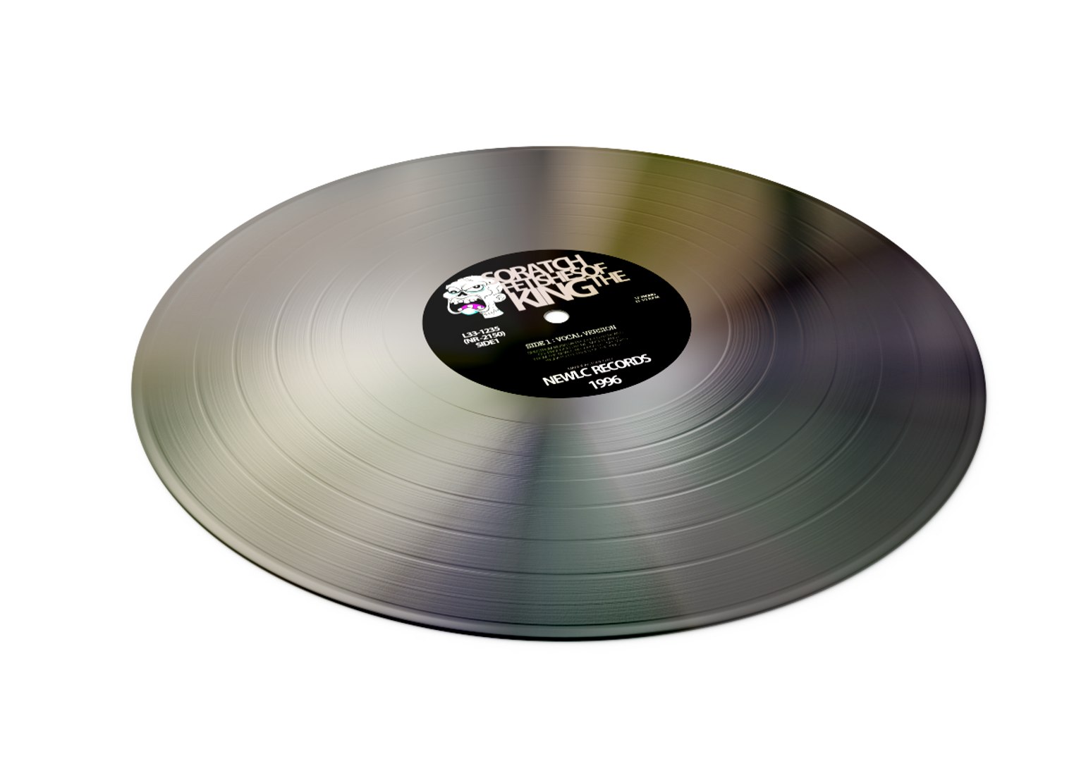 3d Model Vinyl Disc V 2