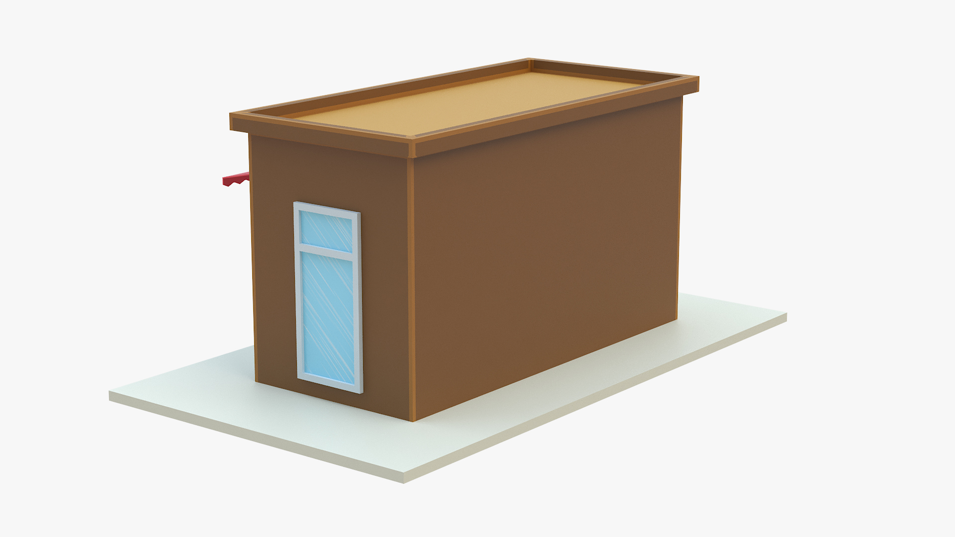Low Poly Small Shop Building 3D - TurboSquid 2418903