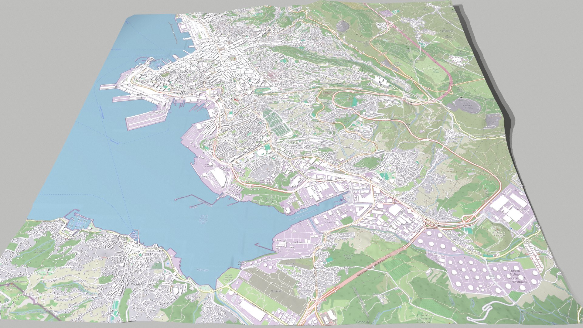 Cityscape Trieste Italy Model - TurboSquid 2208429