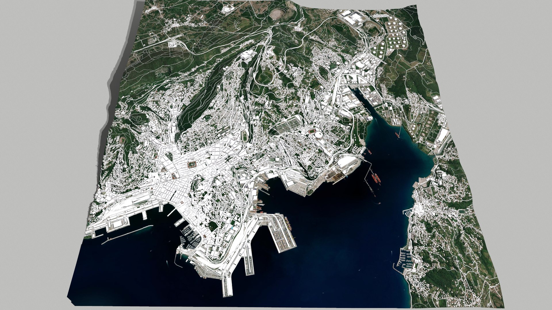 Cityscape Trieste Italy Model - TurboSquid 2208429