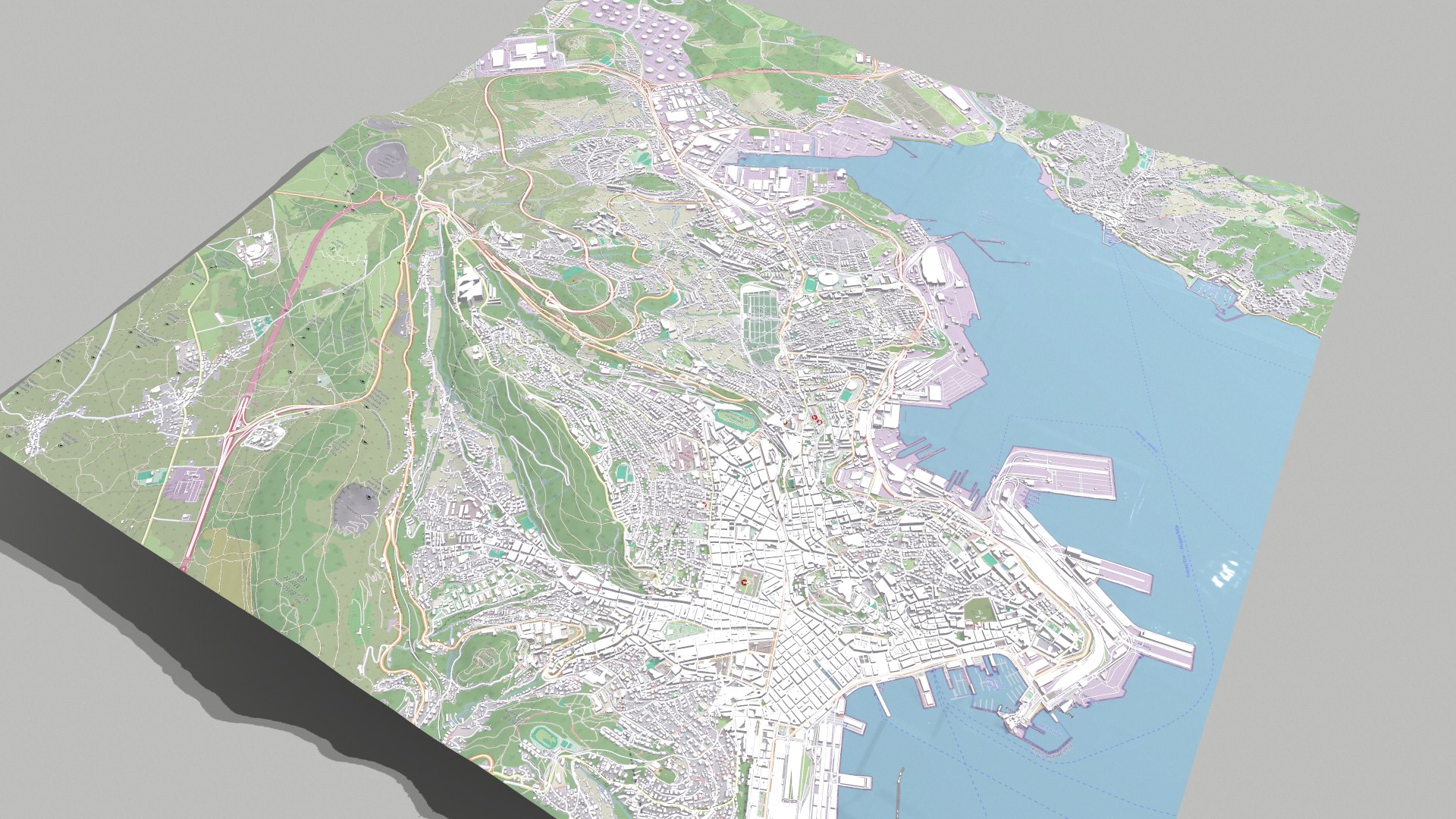 Cityscape Trieste Italy Model - TurboSquid 2208429