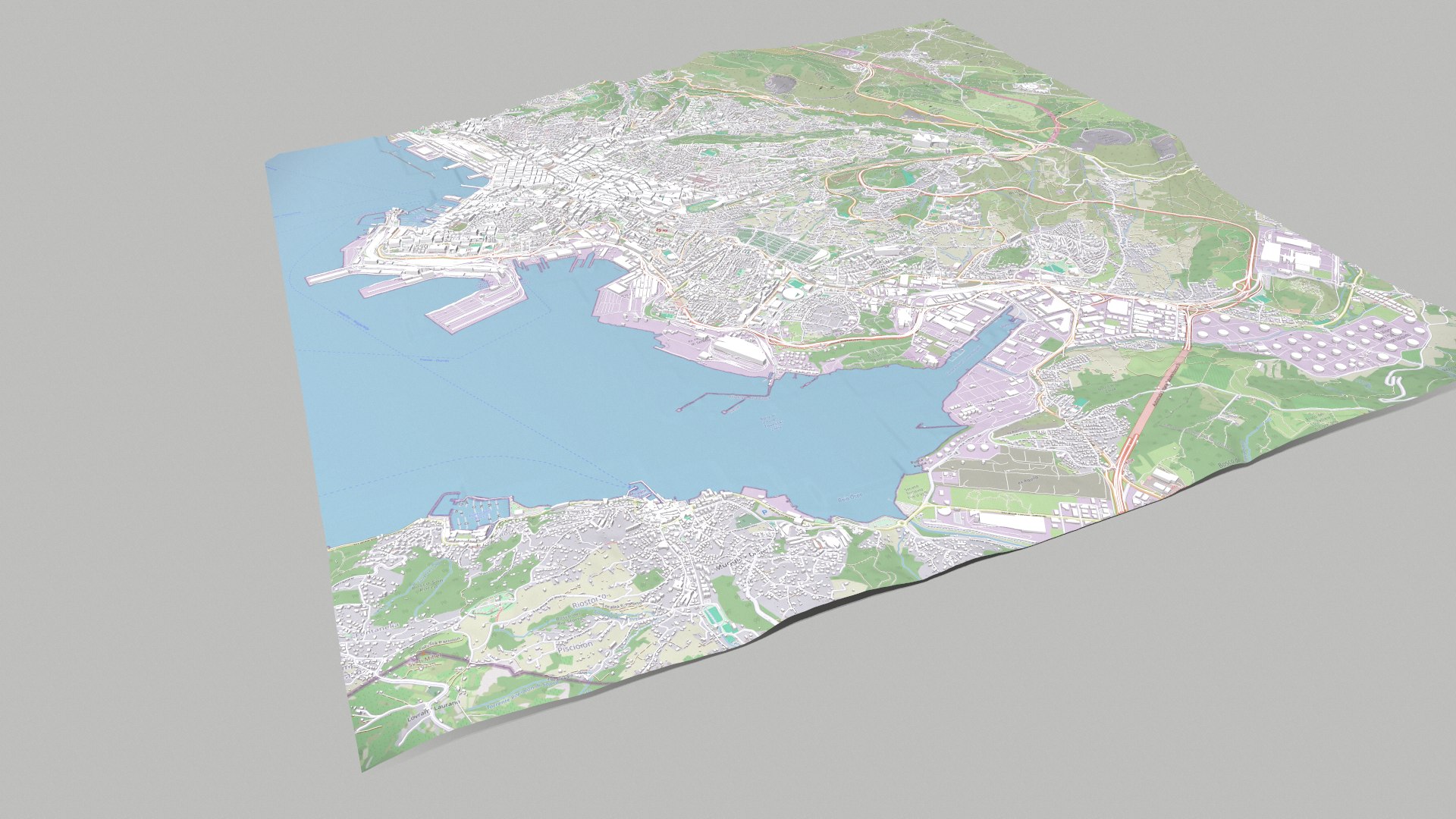 Cityscape Trieste Italy Model - TurboSquid 2208429