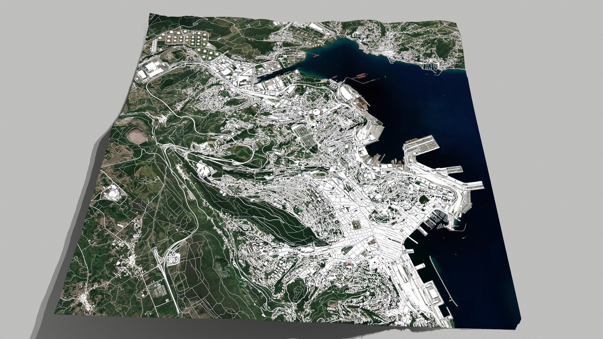 Cityscape Trieste Italy Model - TurboSquid 2208429