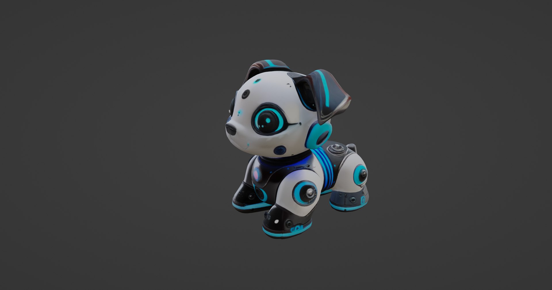 Stylized Robotic Pet Dog 3D Model - TurboSquid 2342786