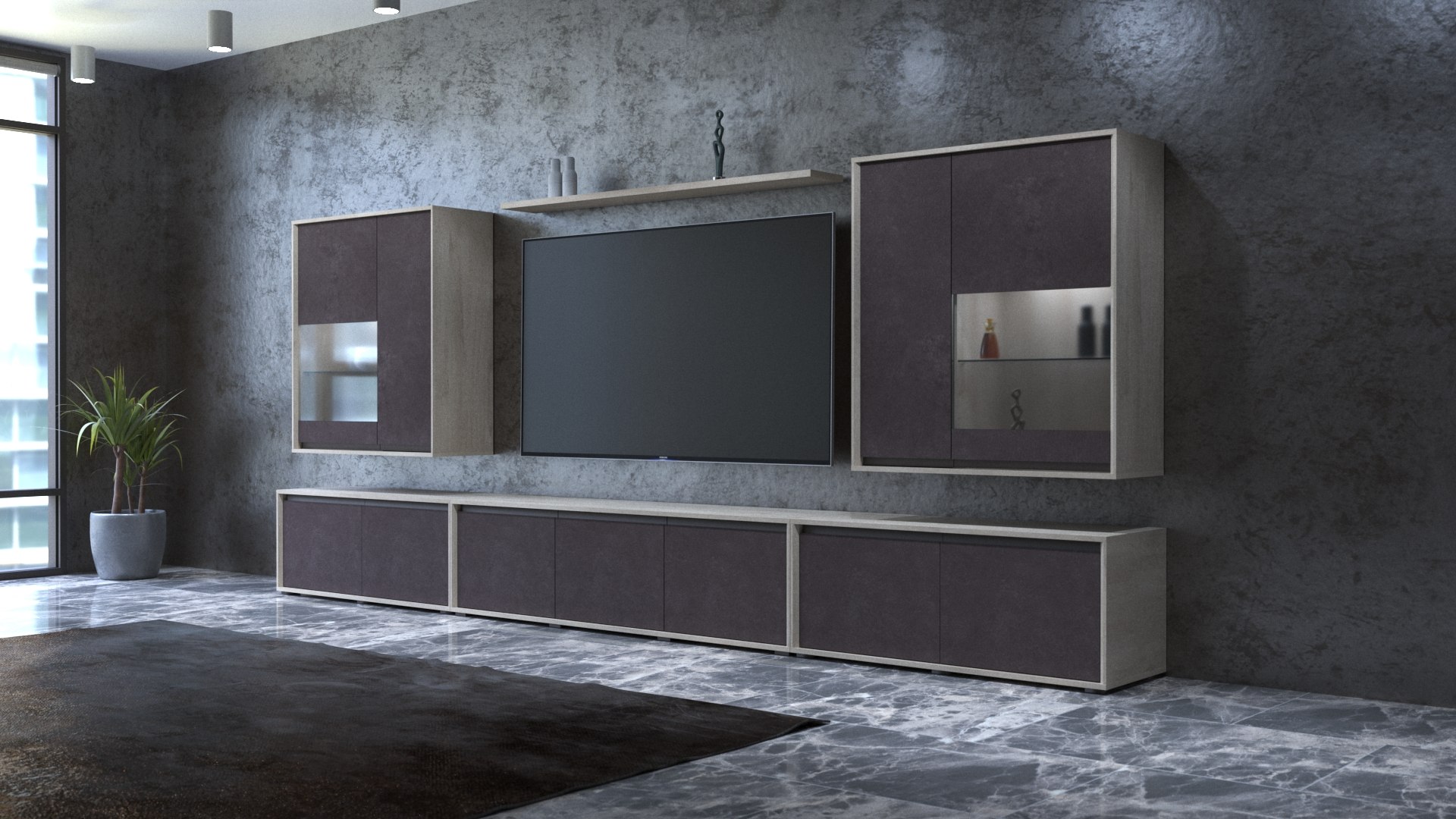 3D Model Living Room Modules Collection LEON 4 - TurboSquid 1814660