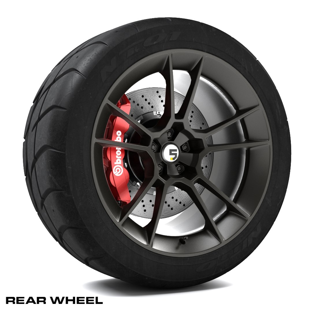 3d Axis S5f Wheel