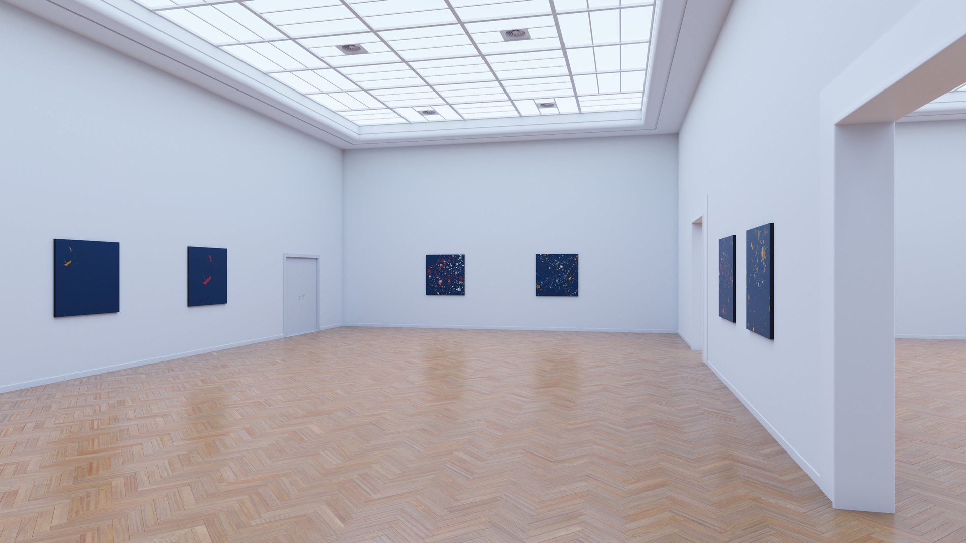 Art Museum Gallery Interior 26 Model - TurboSquid 1869029